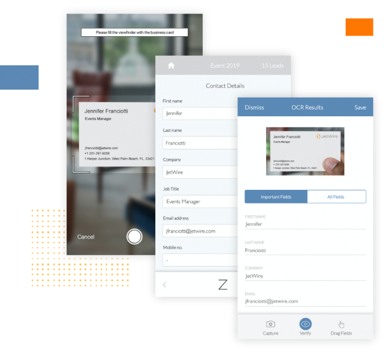 Lead Scanner App - Business Card Reader - Zuant
